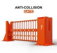 China DC Brushless Gear Motor Crash-rated Automatic Barrier Gate with Impact Resistance 80KM/h Heavy Duty Drop Arm Barrier for sale