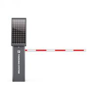 China Solar Powered DC Brushless Motor Automatic Barrier Gate with 1.5s Speed for Parking Lot Security for sale