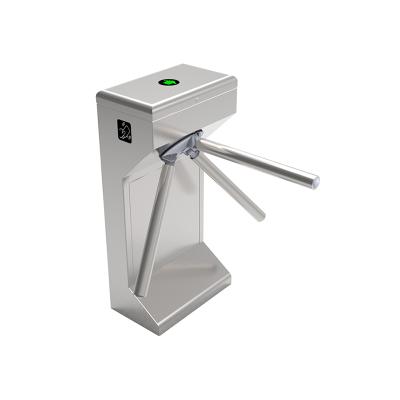 China 510mm Arm Length Stainless Steel Housing Anti-Tailgating Tripod Turnstile Gate with RFID Reader for sale