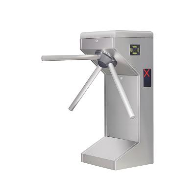 China 304 Stainless Steel RFID Reader Tripod Turnstile Gate with CE Certificate and 510mm Arm Length for sale