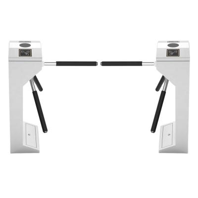China 550mm Lane Tripod Turnstile Gate 120 Degree Rotation Stainless Steel Vertical for sale