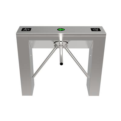 China 510mm Arm Tripod Turnstile Barrier SUS304 Rod Solenoid Locking Hydraulic Buffer for sale