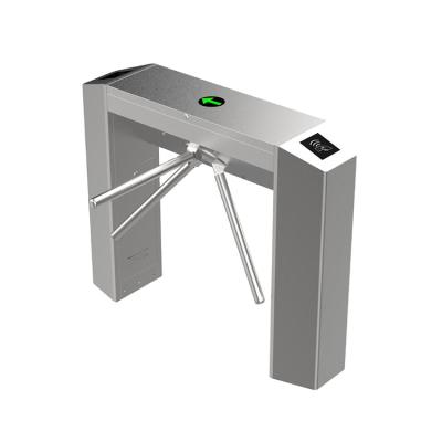 China Stainless Steel Mechanical Drive Tripod Turnstile Gate with 40W Power Consumption for Indoor and Outdoor Use for sale