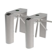 China Solenoid Valve Waist High Tripod Turnstile Gate with 304 Stainless Steel for 30 Person/Minute Access Control for sale