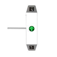 China 304 Stainless Steel Tripod Turnstile Gate with Dry Contact Signal Control and 550mm Lane Width for Metro Access for sale