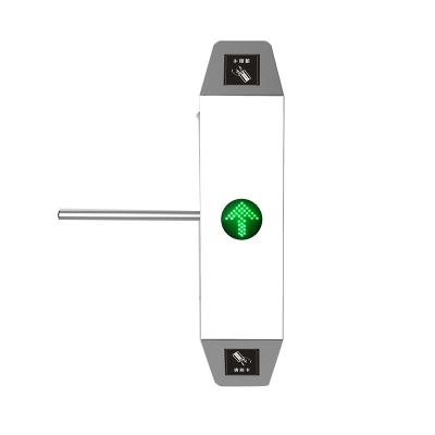 China 304 Stainless Steel Tripod Turnstile Gate with Dry Contact Signal Control and 550mm Lane Width for Metro Access for sale