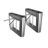China Automatic Tripod Turnstile Gate with 510mm Arm Length and Stainless Steel Housing for Bi-directional Access Control for sale
