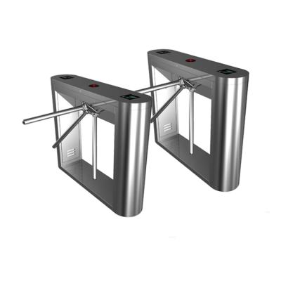 China Automatic Tripod Turnstile Gate with 510mm Arm Length and Stainless Steel Housing for Bi-directional Access Control for sale