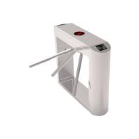China Semi Automatic RFID Card Reader Tripod Turnstile Gate with 304 or 316 Stainless Steel Housing for sale