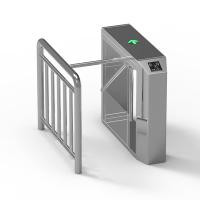 China Double Direction QR Scanner Tripod Turnstile Gate with 304 Stainless Steel Housing for Access Control for sale