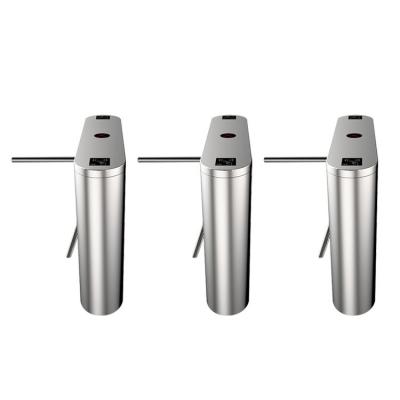 China Biometric Fingerprint SUS304 Stainless Steel Bi-directional Tripod Turnstile Gate for Pedestrian Access Control for sale