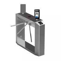 China 1.2mm SS304 Waist Height Tripod Turnstile Gate with IP44 Rating and Bidirectional Access Control for sale
