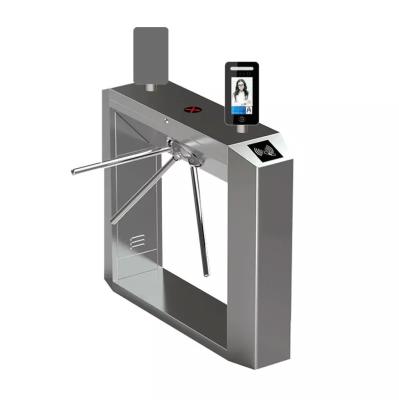 China 1.2mm SS304 Waist Height Tripod Turnstile Gate with IP44 Rating and Bidirectional Access Control for sale