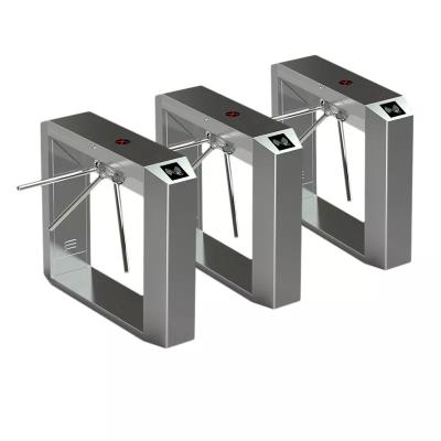 China 1.2mm SS304 Tripod Turnstile Gate with 0.2S Self Resetting and Dry Contact for Access Control for sale