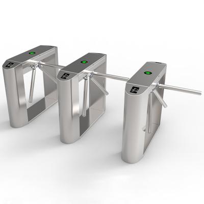 China SS304 or SS316 Tripod Turnstile Gate with 30 Person per Minute Flow Rate and 5 Million Times Durability for sale