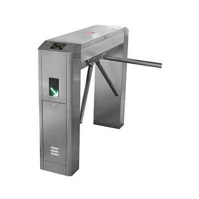 China 304 Stainless Steel Tripod Turnstile Gate with Head Counter and 25-30 Person Per Minute Flow Rate for sale