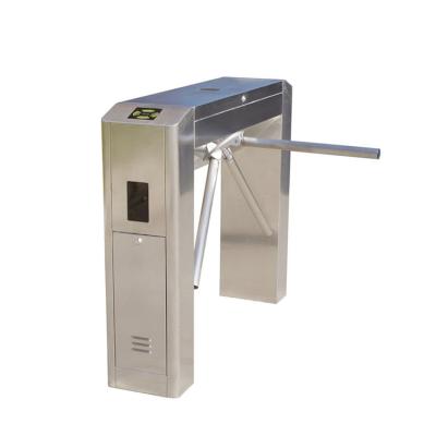 China 304 Stainless Steel Tripod Turnstile Gate with 30 Person Per Minute Flow Rate and LED Direction Indicator for Access Control for sale