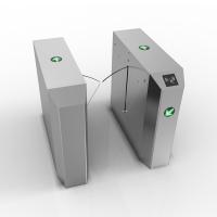 China Full Automatic 316 Stainless Steel Bi-Directional Flap Barrier Gate for High Traffic Areas for sale
