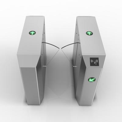China OEM ODM Speed Gate with DC 24V Motor Clear Acrylic Flap and Anti-Tailgating for Access Control System for sale