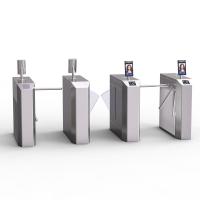 China Speed Gate with Anti Tailgating Sensors 600mm Passage Width and 30 Person/Minute Throughput Flap Barrier Gate for sale