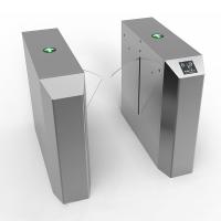 China 40W Stainless Steel Waist Height Flap Barrier Gate with 0.2s Fast Operation for sale