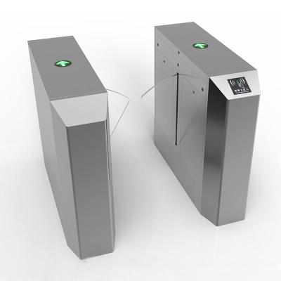 China 40W Stainless Steel Waist Height Flap Barrier Gate with 0.2s Fast Operation for sale