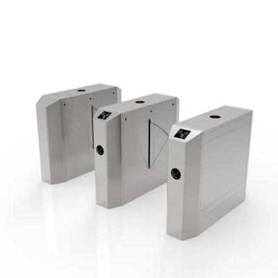 China Face Recognition Flap Barrier Gate with 600mm Lane Width and LED Indicator for Secure Access Control for sale