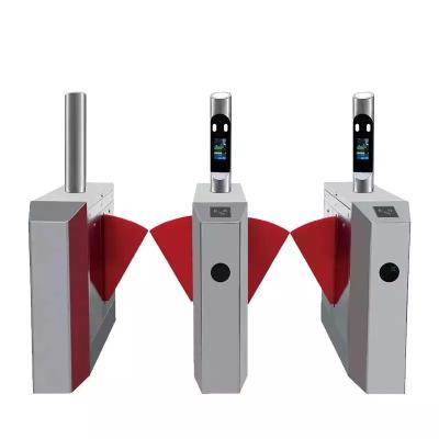 China 0.2s Reset Time 40 Persons/Min RS485 Bi Directional Flap Turnstile Barrier Gate for sale