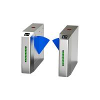 China Face Recognition RFID Fingerprint Flap Barrier Gate with 30 Person/Minute Flow Rate for Fitness Centers for sale