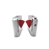 China Entrance Control Flap Barrier Gate Security Single / Double Wing For Metro Station for sale
