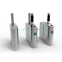China 0.2s Open/Close Time SS304 Stainless Steel Remote Control Flap Turnstile Barrier Gate for sale