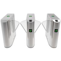 China 24V DC Brushless Motor Acrylic Flap Turnstile CE Approved Waist High Turnstile for Disable People for sale
