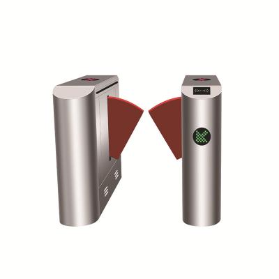 China RFID Card Reader 304 Stainless Steel Retractable Turnstile with 25-30 Person/Minute Flow Rate for sale