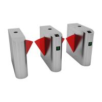 China Mechanical Anti Pinch Retractable Barrier Gate Speed Gate Turnstile with 304 or 316 Stainless Steel and LED Light for sale