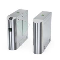 China BLDC Motor SS304 Stainless Steel IP54 Retractable Flap Barrier Gate for Access Control for sale