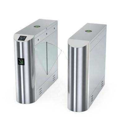 China BLDC Motor SS304 Stainless Steel IP54 Retractable Flap Barrier Gate for Access Control for sale