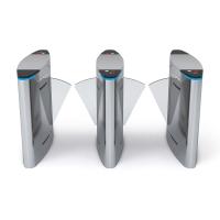 China 304 Stainless Steel Flap Barrier Gate with BLDC Motor and 40W Power for Access Control Turnstile for sale