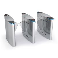 China High-Speed BLDC Motor Retractable Flap Barrier Gate with 0.5s Opening and 304 Stainless Steel Cabinet for sale