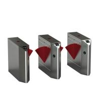 China High Speed Retractable Flap Barrier Gate with Self Detection and 304 or 316 Stainless Steel Housing for sale