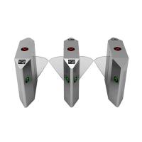 China IP44 1.5mm Thickness Stainless Steel Flap Barrier Gate with Auto Reset Function and 110V Power for sale