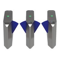 China DC 24V Motor Anti Jumping Flap Barrier Gate with 1 Second Running Speed and Backup Battery for sale
