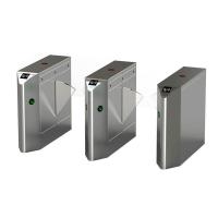 China IP54 Retractable Flap Barrier Turnstile with 30 Person/Minute Passing Speed for Access Control for sale