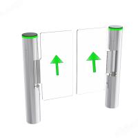 China Bi-Directional Swing Barrier Gate with 24VDC Brushless Motor for 30 Person/Minute Access Control for sale