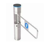 China Electric Remote Control Swing Barrier Gate with Clear Acrylic Plate for 20-25 Person Flow and CE Approval for sale
