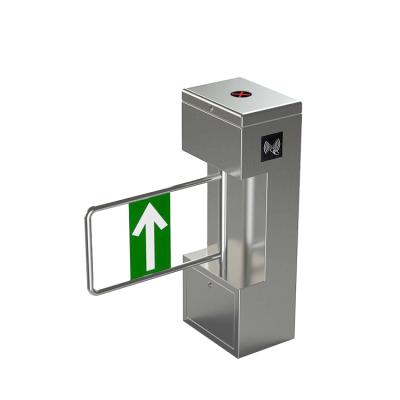 China Custom Automatic Swing Barrier Gate with RFID Reader Auto Closing and Bi-directional Passage for sale