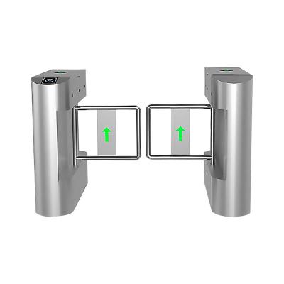 China Safety Double Side Pedestrian Swing Gate With Infrared Sensors and 1.5s Opening Speed for sale