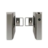 China BLDC Motor Anti Pinch SS304 Swing Barrier Gate Pedestrian Swing Turnstile Gate for sale