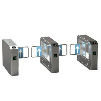 China OEM CE Certificated Swing Barrier Turnstile Automatic RFID Access Control Speedlane for sale