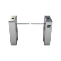 China Full Automatic Anti Breakthrough Drop Arm Turnstile with 304 or 316 Stainless Steel Construction for sale