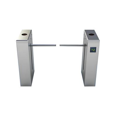 China Full Automatic Anti Breakthrough Drop Arm Turnstile with 304 or 316 Stainless Steel Construction for sale